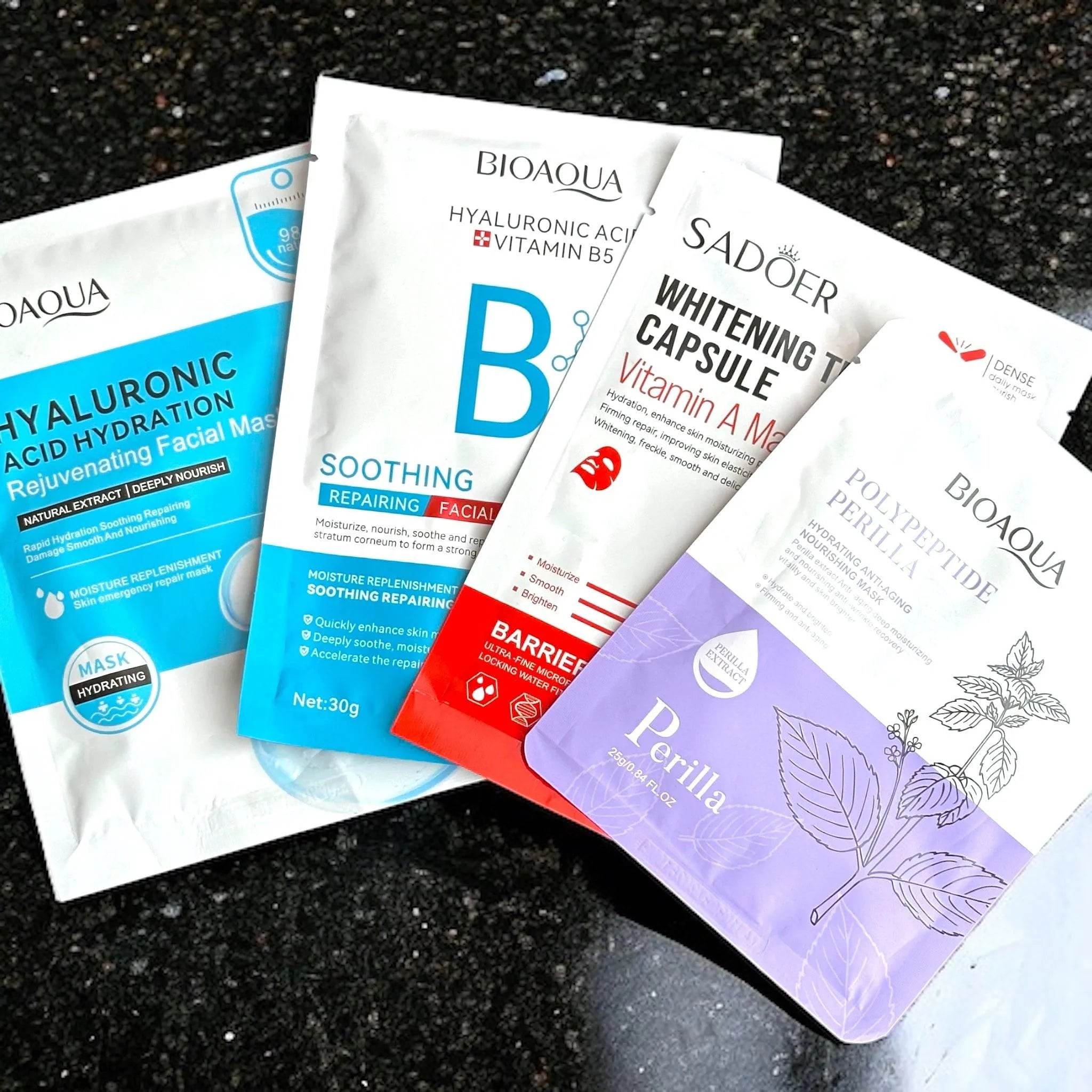 Bioaqua Sheet Mask Variety Pack - Hydrate & Brighten Your Skin – The ...